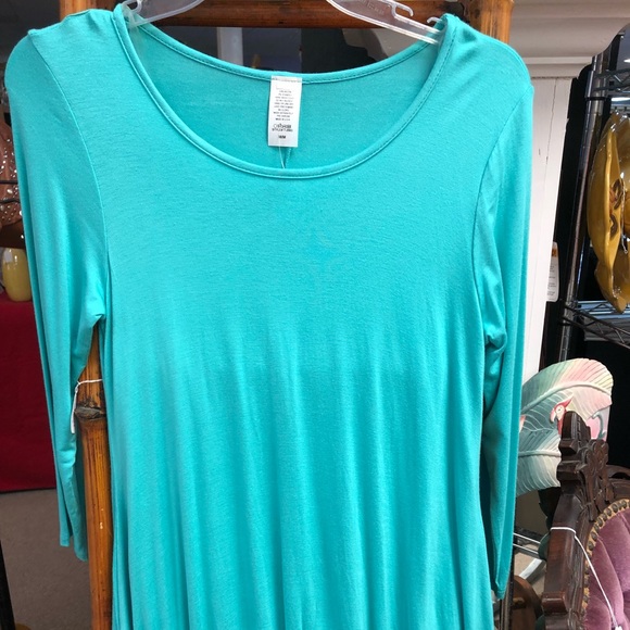 Tops | Nwt Aqua Pico Top With Ruffle Size S M L | Poshmark
